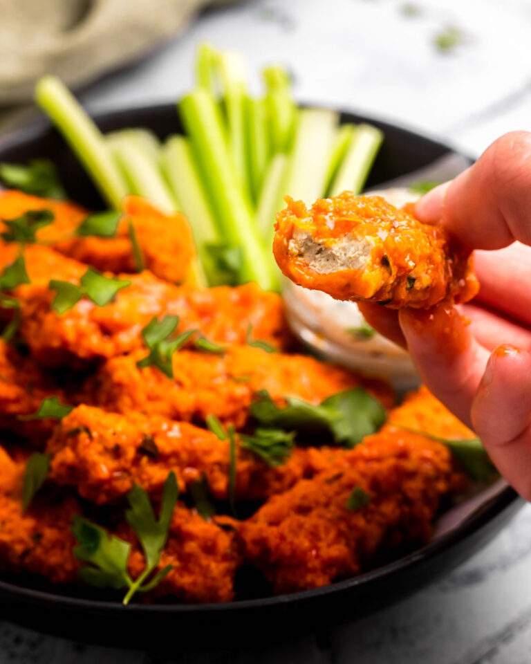 Vegan Vegan Buffalo Wings –– Sweet Potato Soul