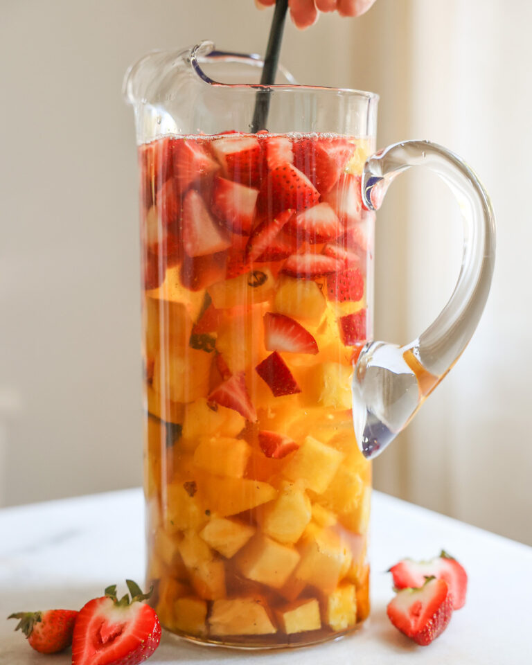 Pineapple Summer Sangria | Easy White Wine Sangria