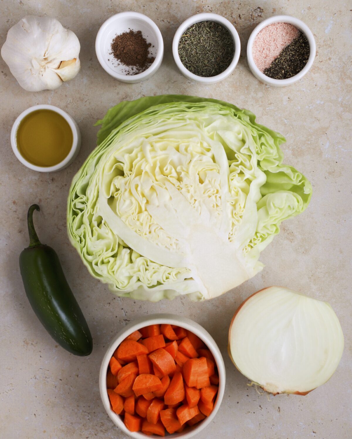 Jamaican Braised Cabbage